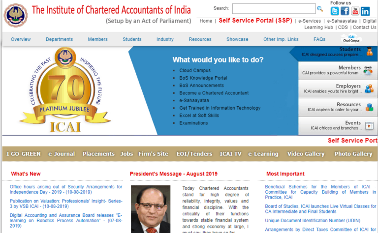 Institute of Chartered Accountants of India 2019 Results Released ...