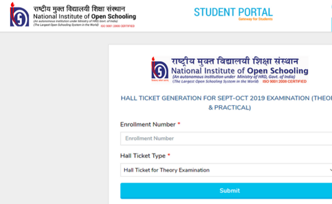 Nios hall ticket 2019 - beijingpasa