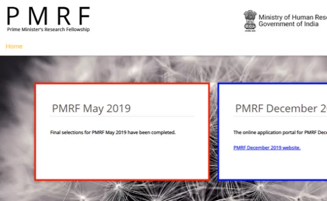 PMRF December 2019 Registration Ends Tomorrow on dec2019.pmrf.in – PaGaLGuY