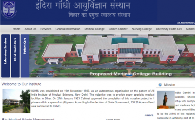 IGIMS Patna Recruitment 2019: Walk-in-Interview for Technical Assistant ...