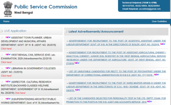 WBPSC Recruitment 2019: Apply Online for 34 Scientific Assistant, Ward ...