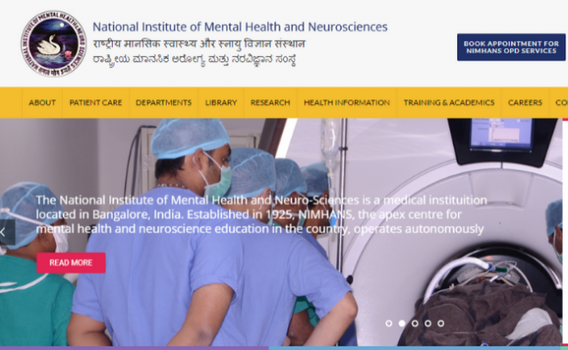 NIMHANS Recruitment 2019: Apply Online for 7 Clinical Psychologist and ...