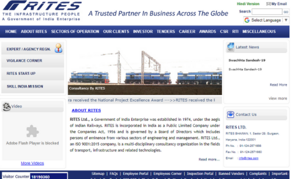 RITES Limited Recruitment 2020: Apply Online for 7 General Manager and ...