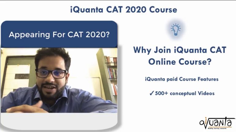 iQuanta – The Complete Solution to your CAT 2020 Conundrum – PaGaLGuY