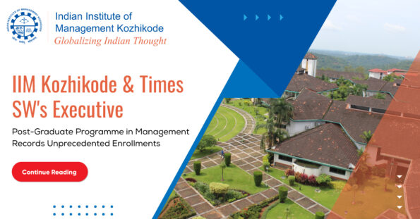 IIM Kozhikode and Times TSW's Executive Post-Graduate Programme in Management Records ...