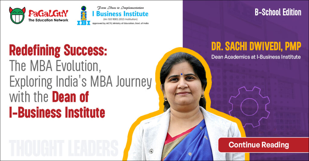 The MBA Evolution, Exploring India's MBA Journey wit Dr Sachi Dwivedi