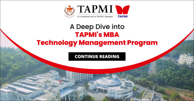 A Deep Dive into TAPMI's MBA Technology Management Program – PaGaLGuY