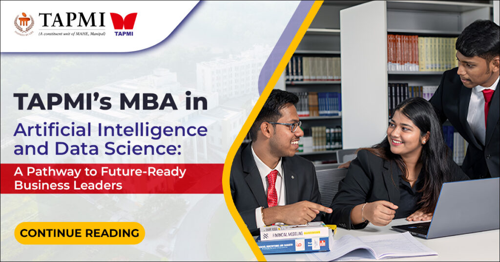 TAPMI’s MBA in Artificial Intelligence and Data Science: A Pathway to ...