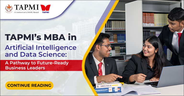 TAPMI’s MBA in Artificial Intelligence and Data Science: A Pathway to ...
