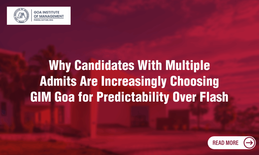 Why choose GIM for MBA for Placements: Predictable Placements